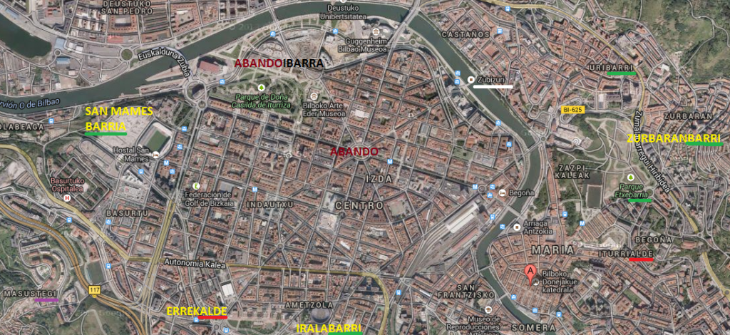 euskera bilbao areatza santutxu zubiarte rekalde zubizuri